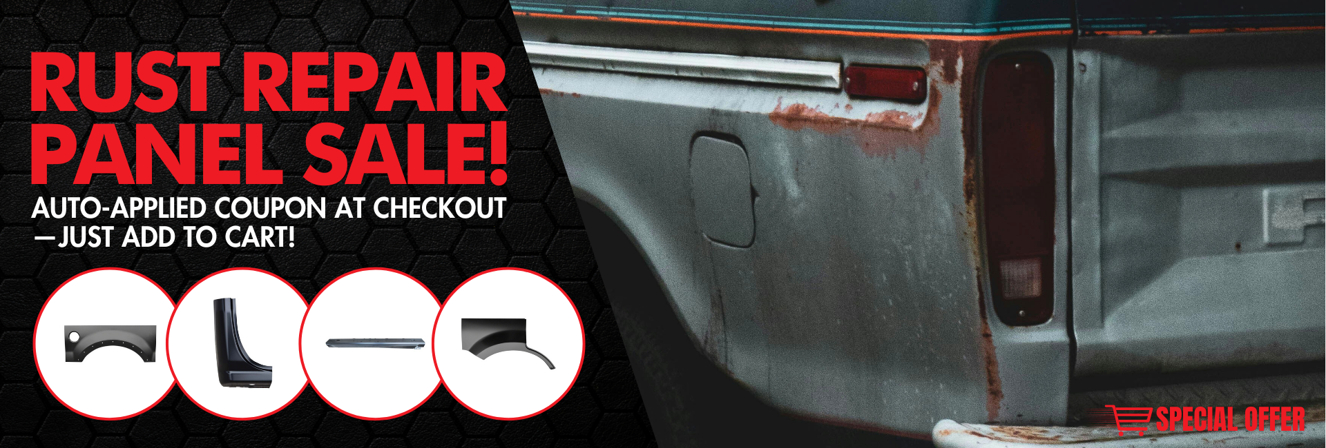 Replace Damaged OEM Car Body Panels - PartsHub: All Makes & Models