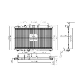 2016-2019 Honda HRV Radiator
